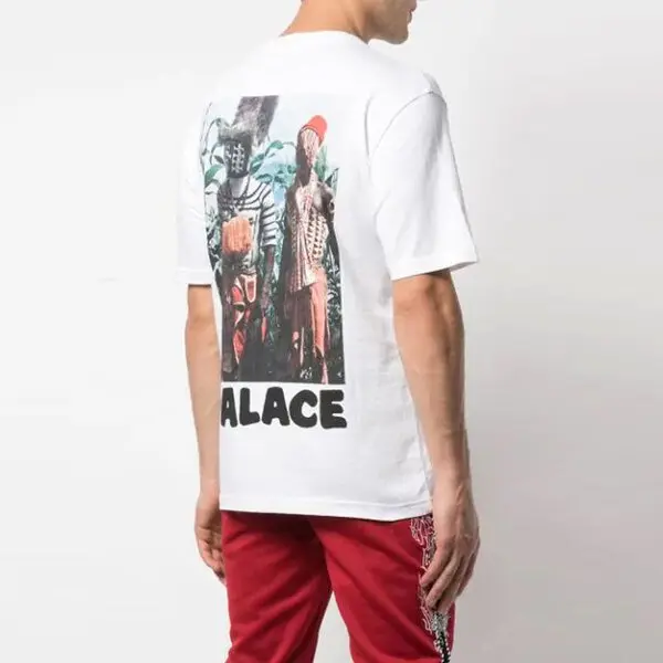 PALACE Chest And Back Printed Short Sleeve T-shirt - White