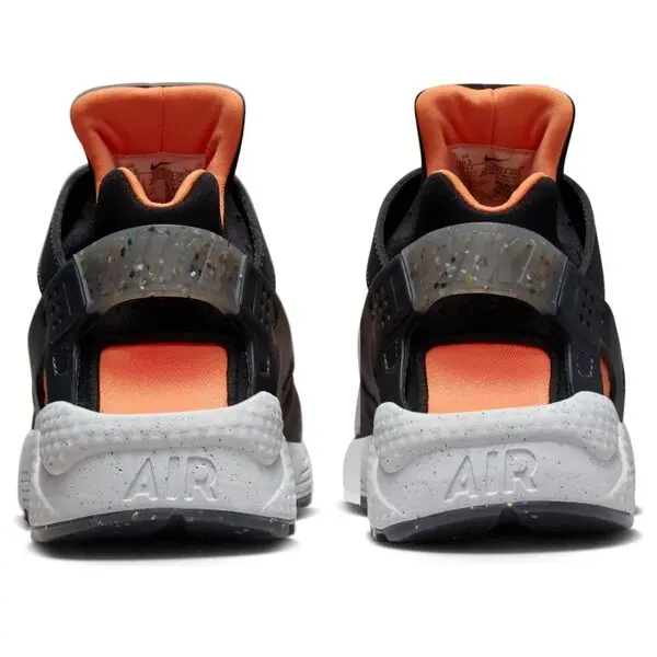 Nike Huarache Crater Premium Sneakers - Black/orange/gray