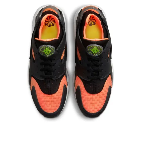 Nike Huarache Crater Premium Sneakers - Black/orange/gray