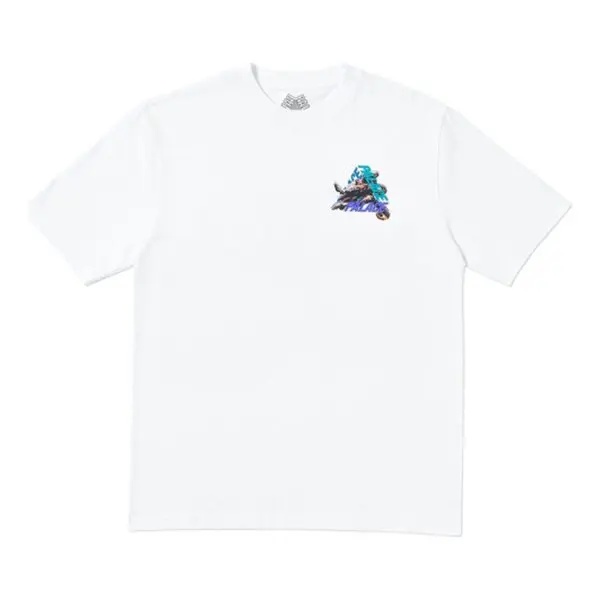 PALACE Octo Cartoon Printing Short Sleeve T-shirt - White