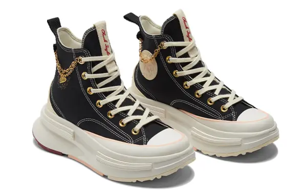 CONVERSE Run Star Legacy Cx Platform High Top Sneakers - Black/cream/pink