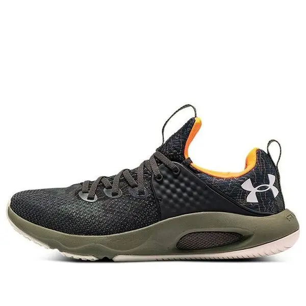 Under Armour Hovr Rise 3 Printed Athletic Sneakers - Dark Green/black