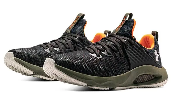 Under Armour Hovr Rise 3 Printed Athletic Sneakers - Dark Green/black