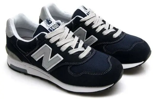 NEW BALANCE J.crew X 1400 Made In Usa "navy" Sneakers - Blue