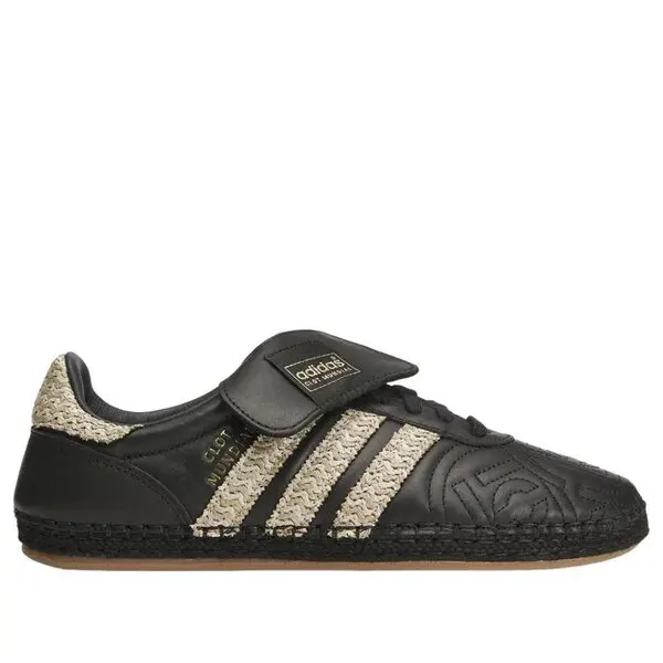 Adidas X Clot Mundial "black Hemp" Sneakers