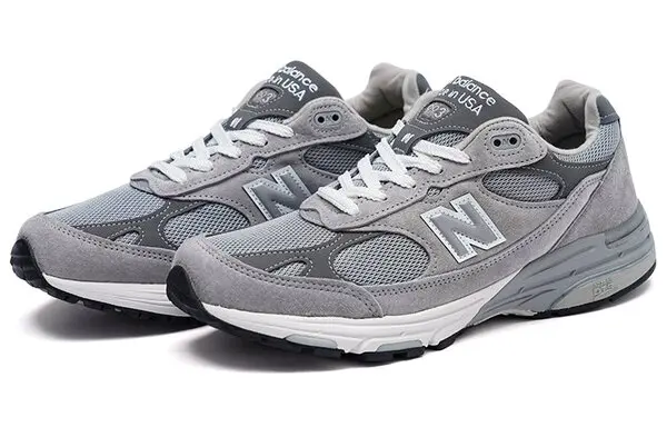 NEW BALANCE 993 Made In Usa Athletic Sneakers - Grey/white