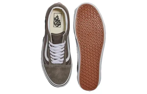 VANS Old Skool Lace-up Sneakers - Grey