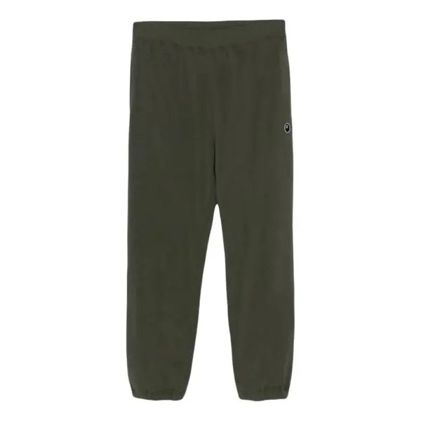 A BATHING APE Ape Head One Point Sweat Pants - Olivedrab