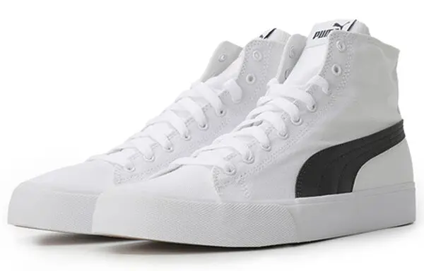 PUMA Bari Mid High-top Sneakers - White/black