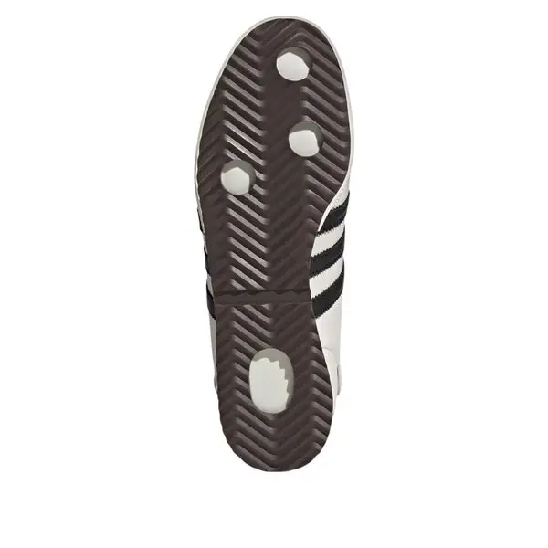 Adidas Samba 62 Leather Sneakers - Cloud White/core Black/brown