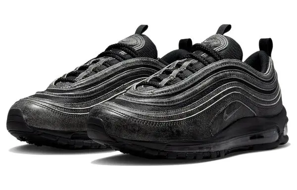 Nike X Comme Des Garcons Homme Plus Air Max 97 Sneakers - Black/grey