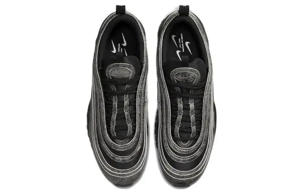 Nike X Comme Des Garcons Homme Plus Air Max 97 Sneakers - Black/grey
