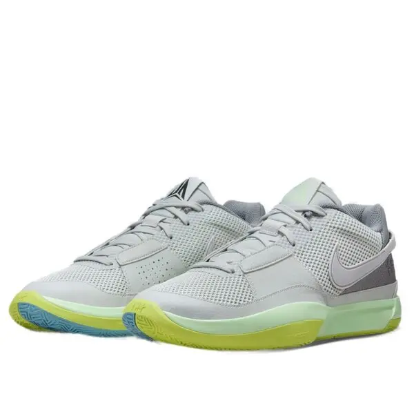 Nike Ja 1 Ep "silver Green" Sneakers - Silver/green