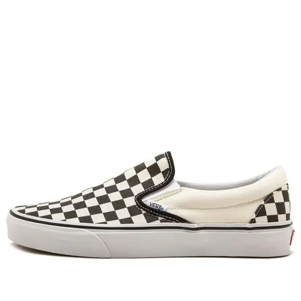 VANS Classic Slip-on Checkerboard Sneakers - Blackwhite