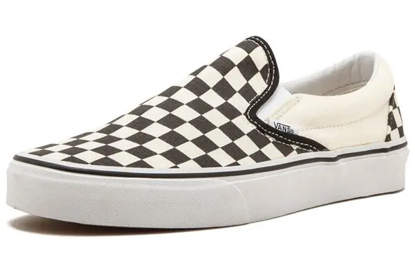 VANS Classic Slip-on Checkerboard Sneakers - Blackwhite