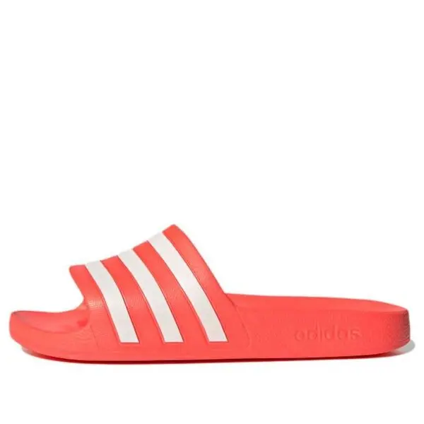 Adidas Adilette Aqua Slide - Solar Red/cloud White/solar Red