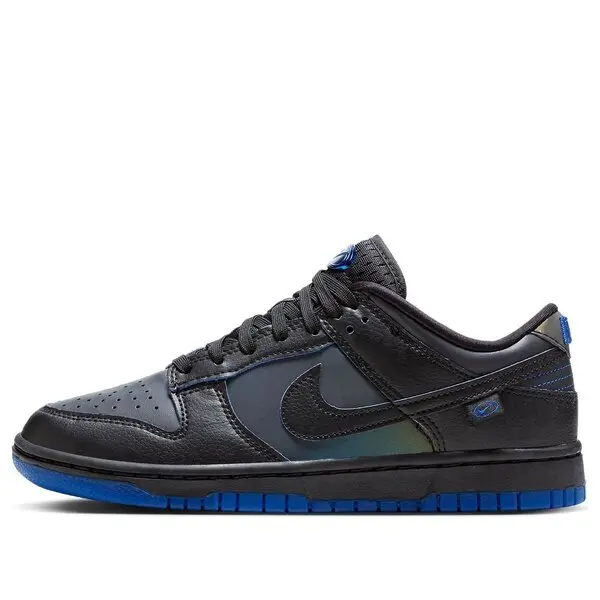 Nike Dunk Low 'black Royal Iridescent' Sneakers