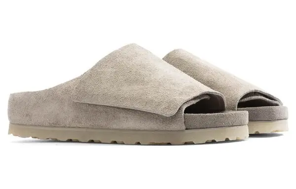 BIRKENSTOCK X Fear Of God Los Feliz Suede Leather Sandals - Beige