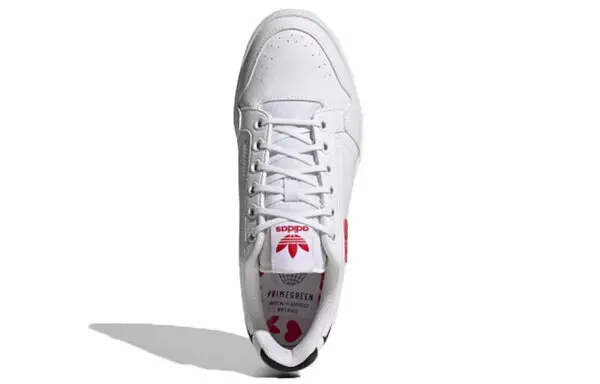 Adidas Ny 90 "heart Logo" Low Top Sneakers - White/black/red