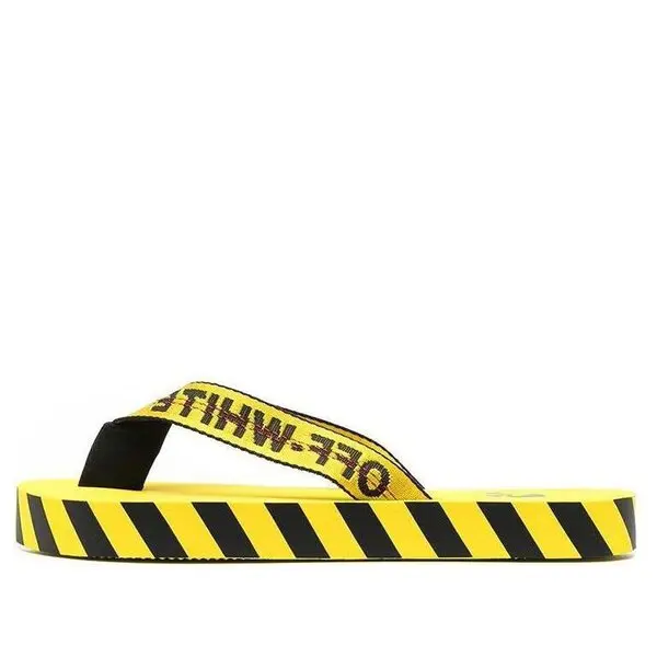 Off-White Industrial Flip Flops - Yellow