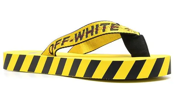 Off-White Industrial Flip Flops - Yellow