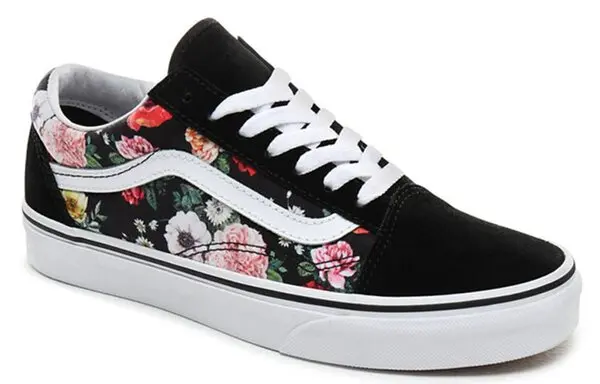 VANS Old Skool Garden Floral Sneakers - Black