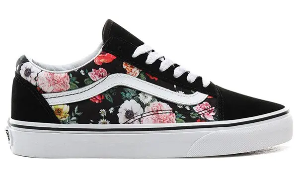 VANS Old Skool Garden Floral Sneakers - Black
