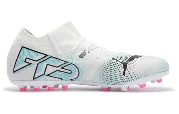 PUMA Future Match Mg Cleats - White/blue/pink