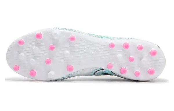 PUMA Future Match Mg Cleats - White/blue/pink
