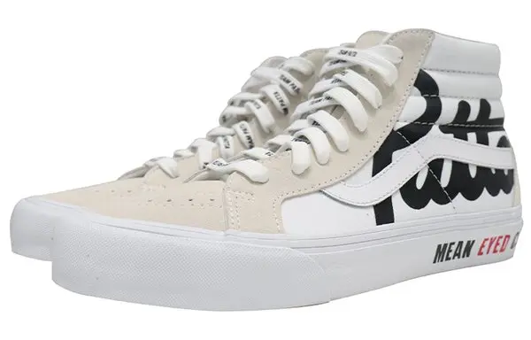 VANS Patta X Vault Sk8-hi Reissue Vlt Lx "mean Eyed Cat - White