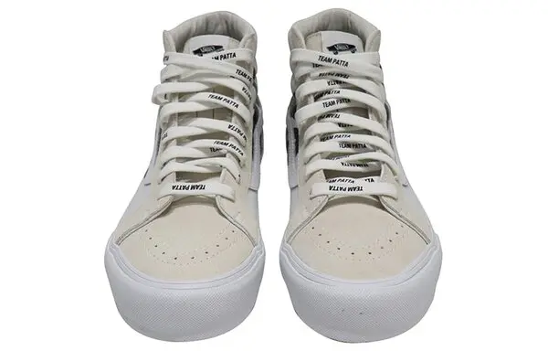 VANS Patta X Vault Sk8-hi Reissue Vlt Lx "mean Eyed Cat - White