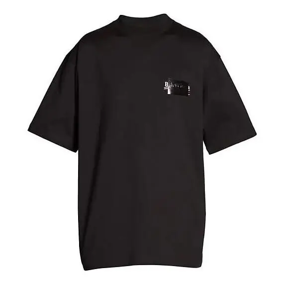 Balenciaga Gaffer T-shirt Large Fit - Black