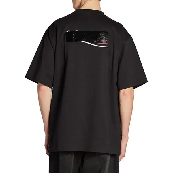 Balenciaga Gaffer T-shirt Large Fit - Black