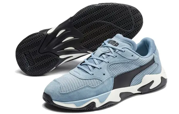 PUMA Storm Street Faded Denim Sneakers - Blue/black