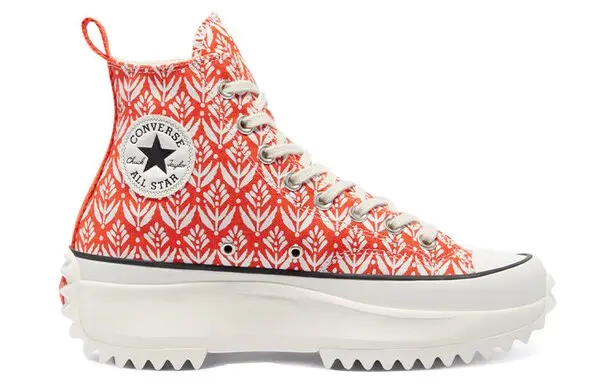 CONVERSE Run Star Hike High Top Sneakers - Red/white