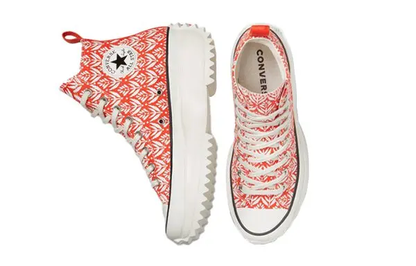 CONVERSE Run Star Hike High Top Sneakers - Red/white