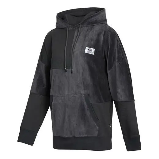 VANS Splicing Long Sleeve Hoodie - Tan