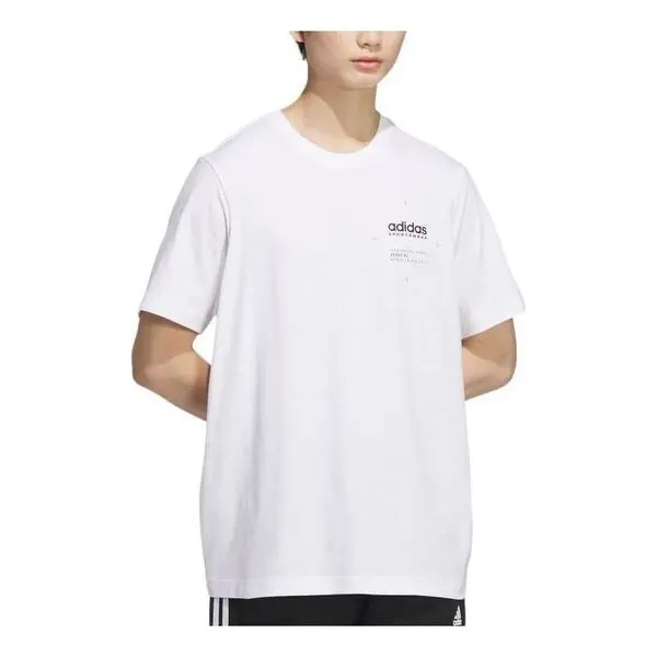 Adidas Small Linear Logo T-shirt Asia Sizing - White