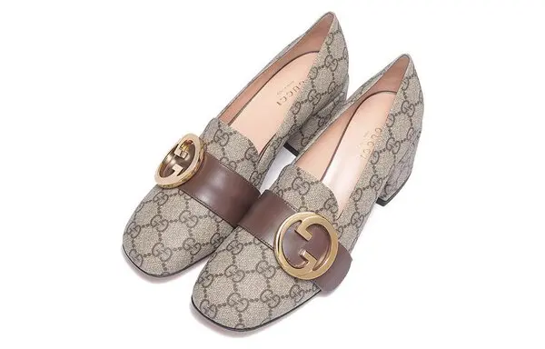 Gucci Blondie Pump Gg Supreme Canvas