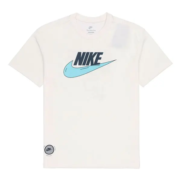 Nike Nsw Tee M2z Purpose Casual Sports Breathable Alphabet Printing Short Sleeve - White