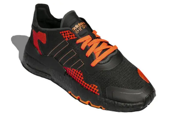 Adidas Originals Nite Jogger Tech Sneakers - Black/red