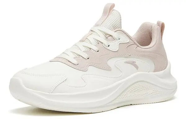 ANTA The Stroll" Athletic Sneakers - White/pink