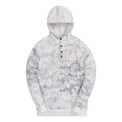 Kith Aster Floral Williams Iv Pullover 'dusty Mauve - Light Grey