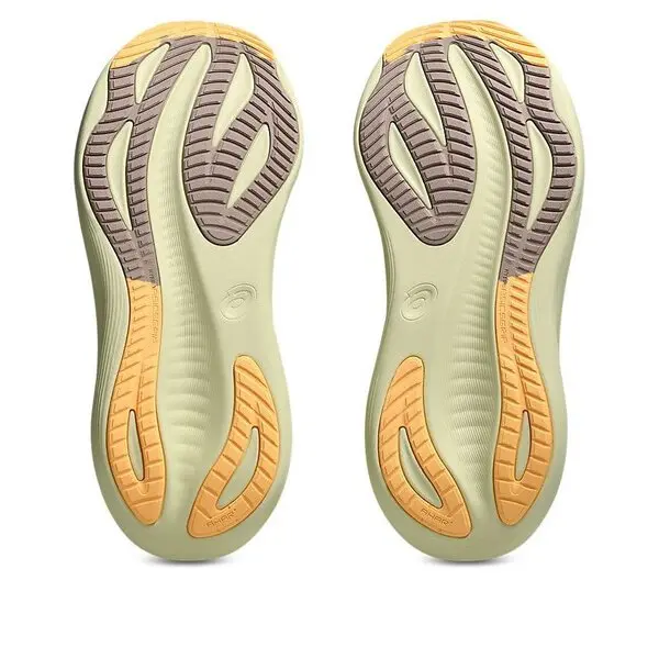 Asics Gel Nimbus 27 Wide Athletic Sneakers - White/fawn