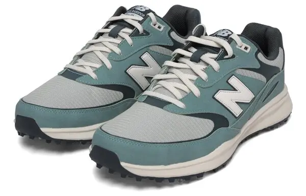 NEW BALANCE X Malbon 100 Heritage Golf Sneakers - Grey/green