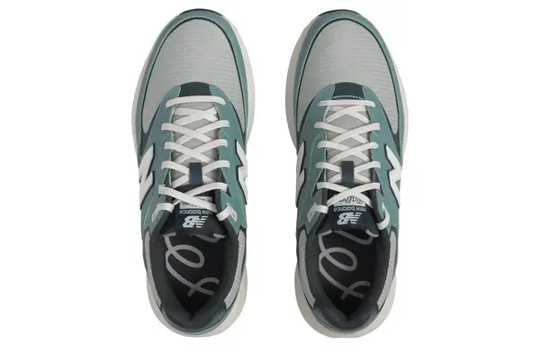 NEW BALANCE X Malbon 100 Heritage Golf Sneakers - Grey/green