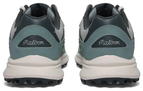 NEW BALANCE X Malbon 100 Heritage Golf Sneakers - Grey/green