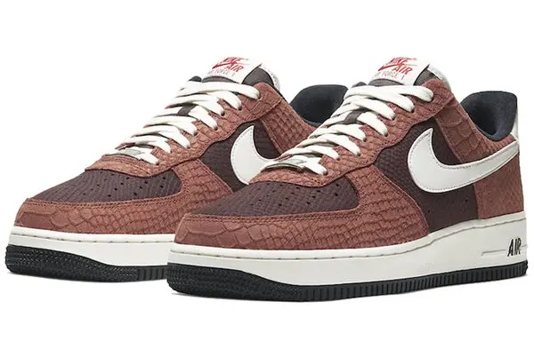 Nike Force 1 Low Prm "red Bark