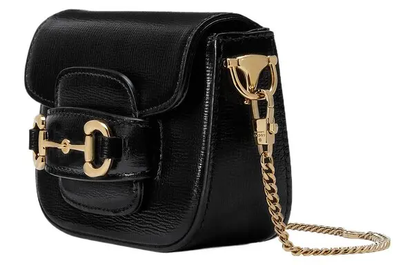 Gucci Horsebit 1955 Super Mini Bag - Black