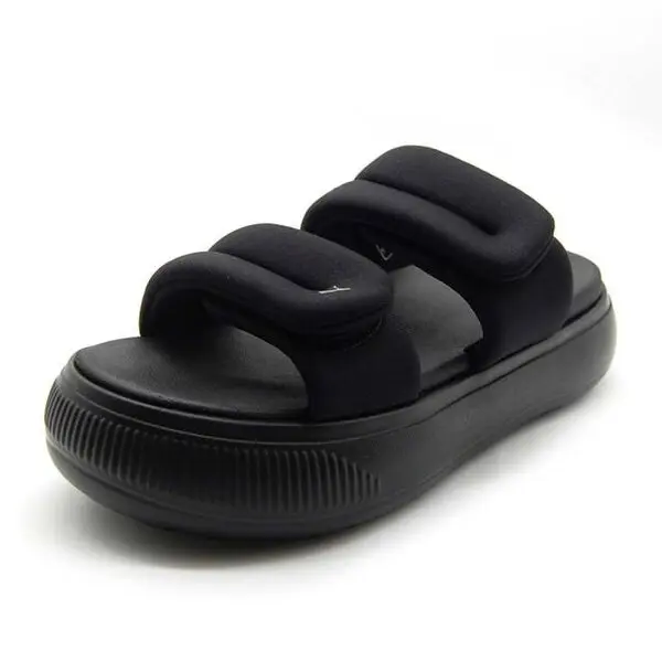 PUMA Mayu Puffy Slides - Black